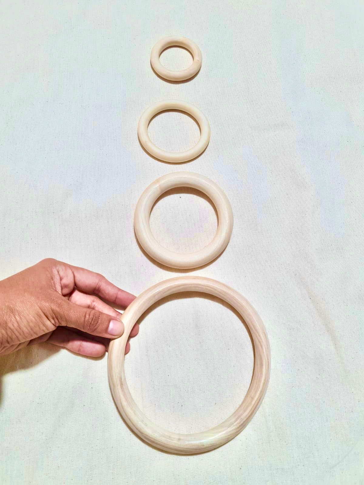 Aros de madera – Tejido Intuitivo
